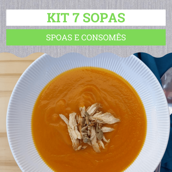 KIT 7 SOPAS - Produtos - Sabores Light - Culinária Saudável